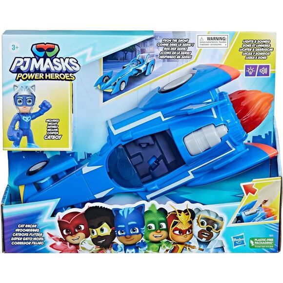 pj masks | Toys | Pj Masks Cat Racer Vehicle Playset Action Figure ...